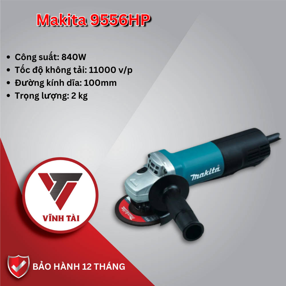 Máy mài góc 100mm Makita 9556HP – Máy khoan – máy cắt – máy mài – máy ...