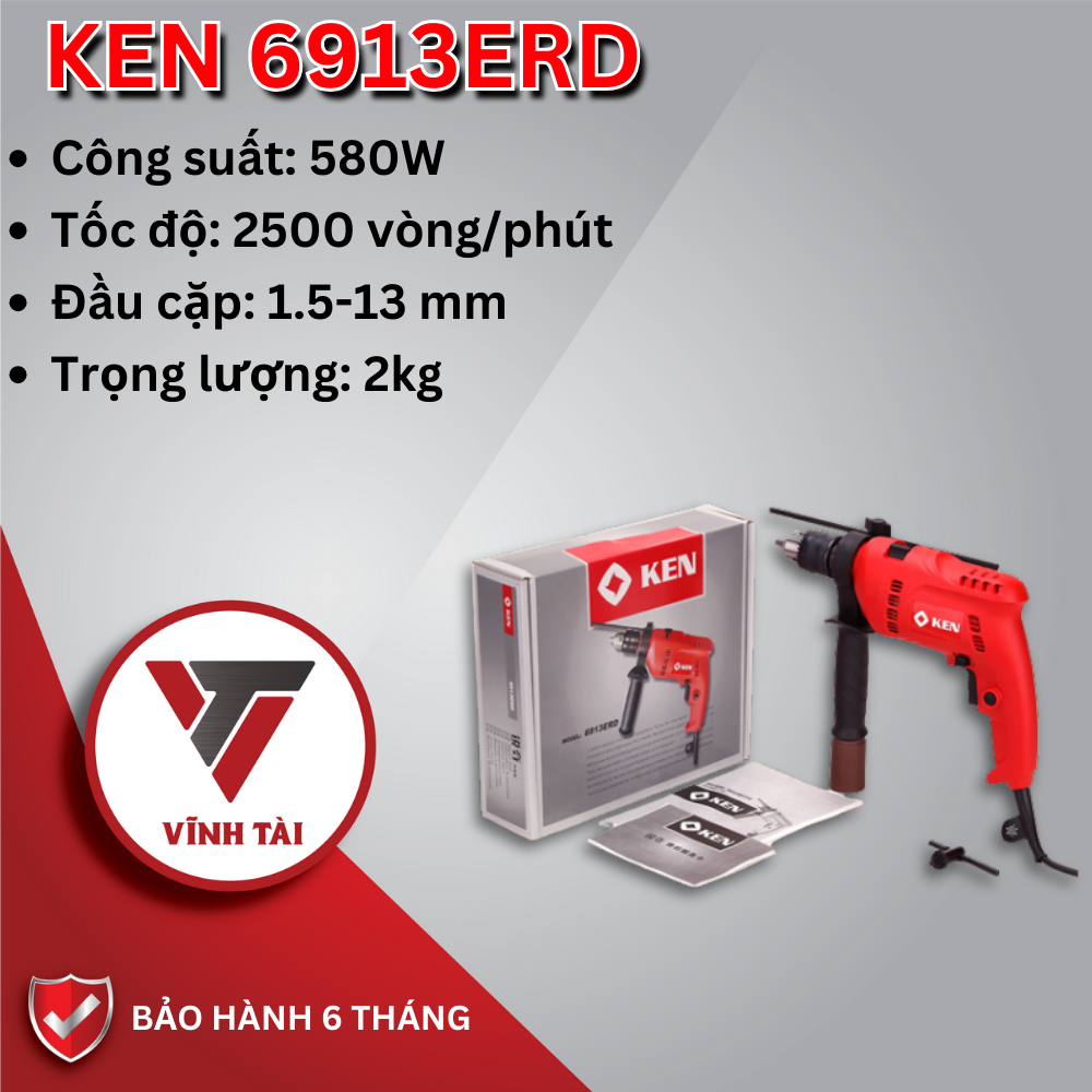 Máy khoan tường KEN 6913ERD – Máy khoan – máy cắt – máy mài – máy hàn ...