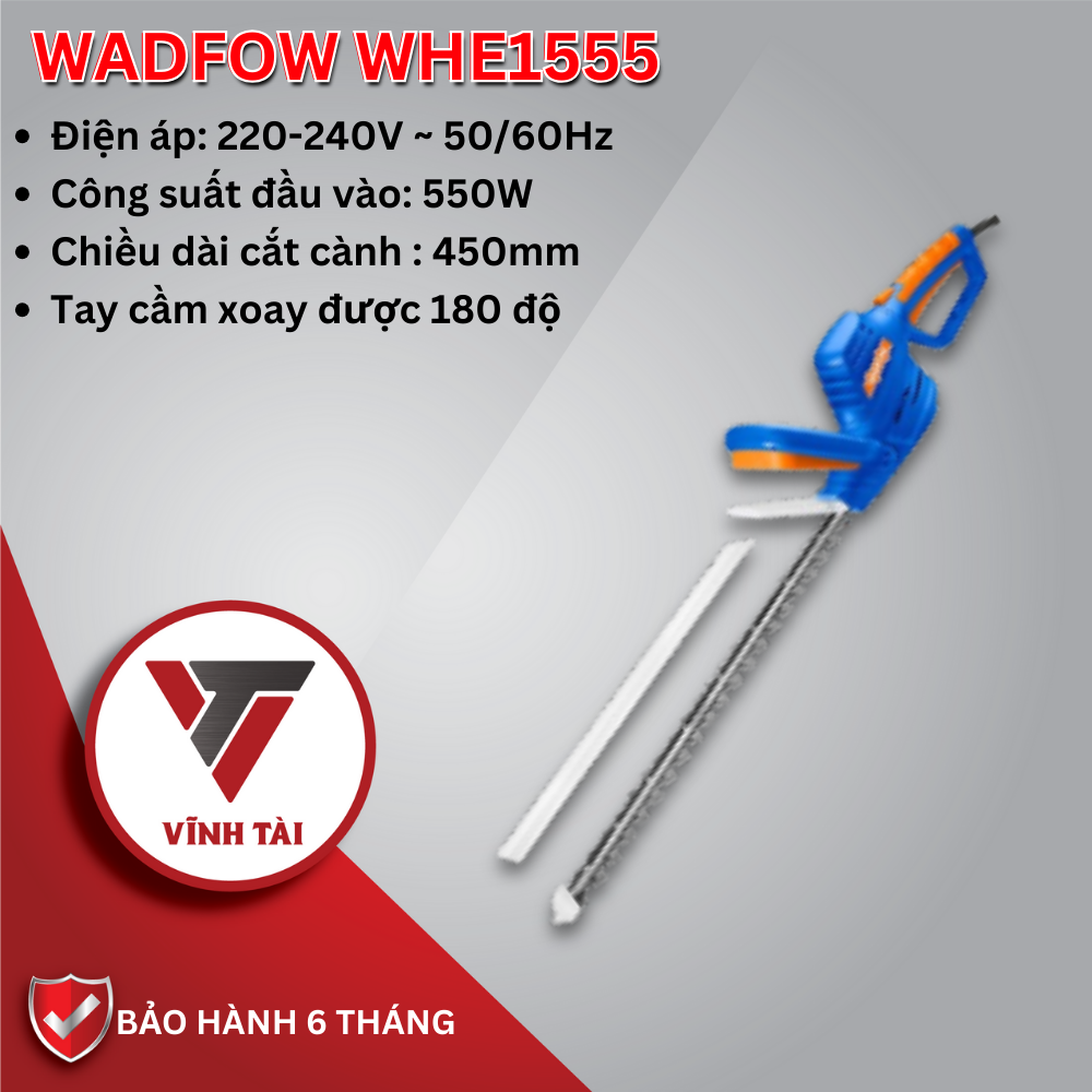 Máy tỉa hàng rào WADFOW WHE1555 – Máy khoan – máy cắt – máy mài – máy ...