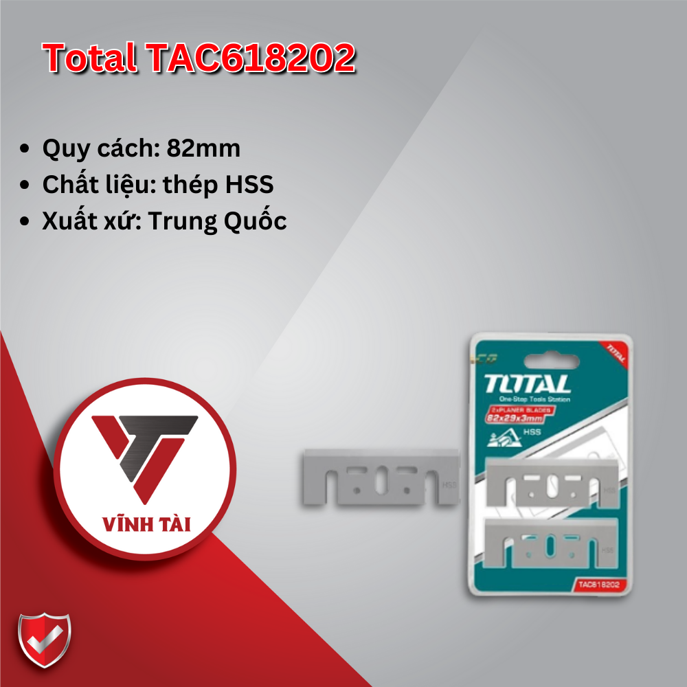 Lưỡi bào 82mm Total TAC618202 – Máy khoan – máy cắt – máy mài – máy hàn ...