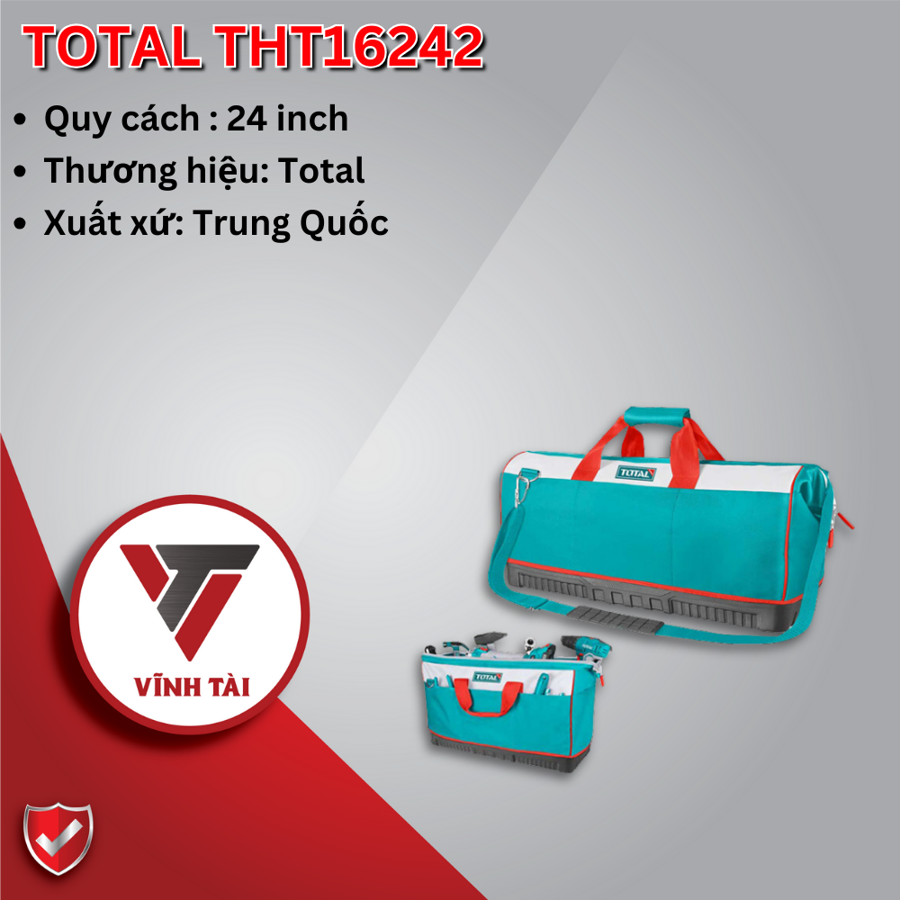 Túi đựng đồ nghề 24″ Total THT16242 – Máy khoan – máy cắt – máy mài ...