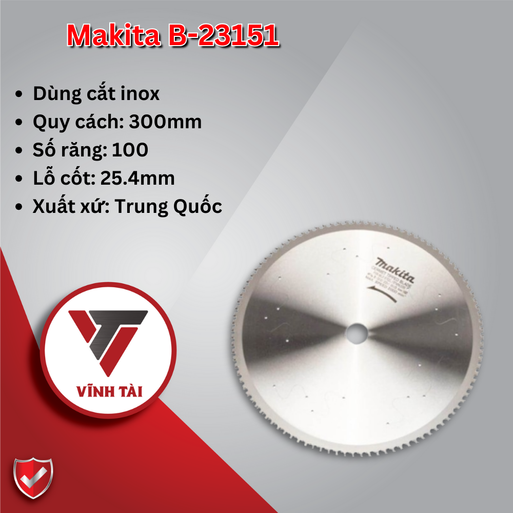 Dĩa cắt inox 300mm – 100R Makita B-23151 – Máy khoan – máy cắt – máy ...